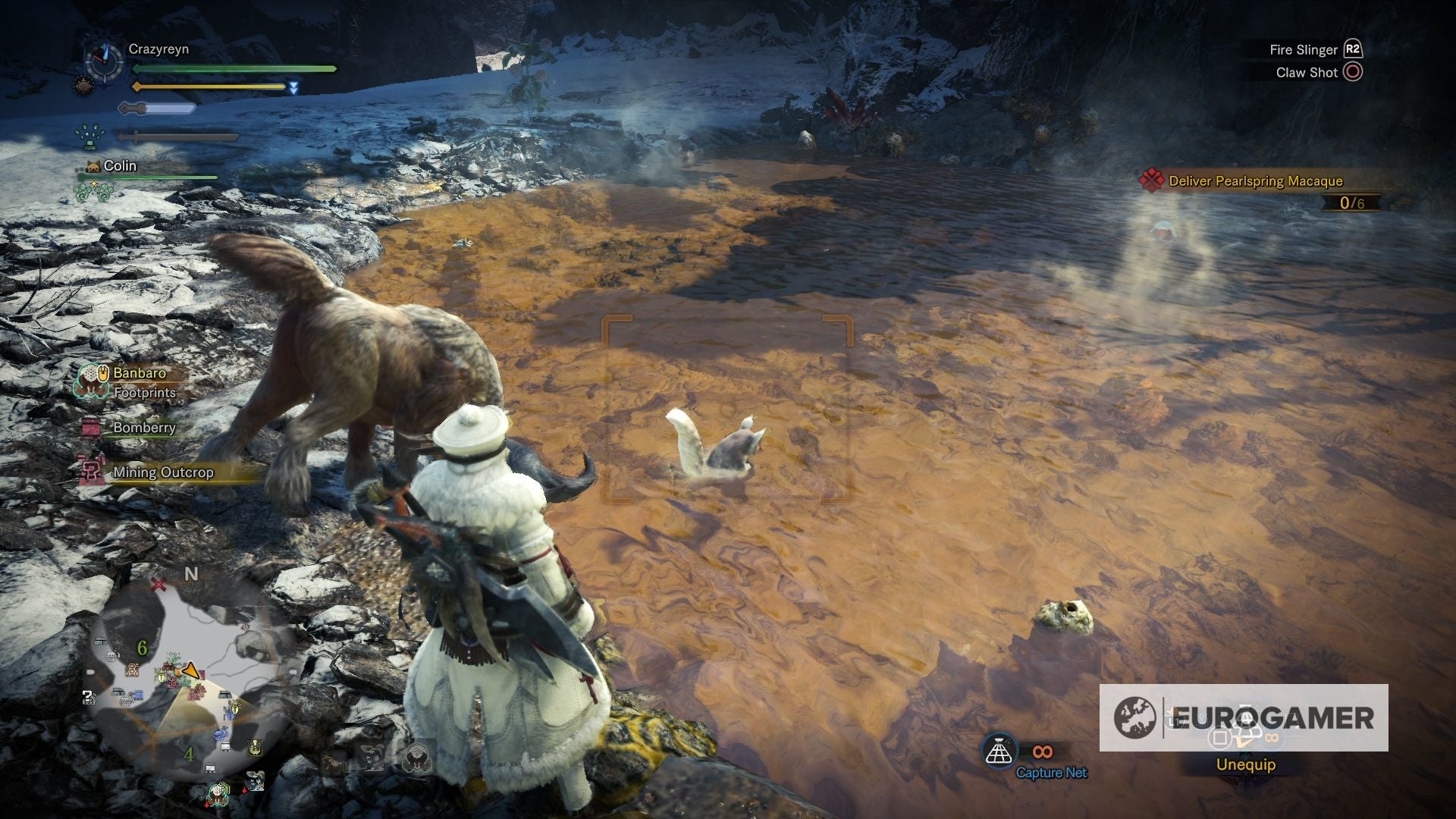 Monster Hunter World - Pearlspring Macaque locations for completing the Pearl Snatchers event ...